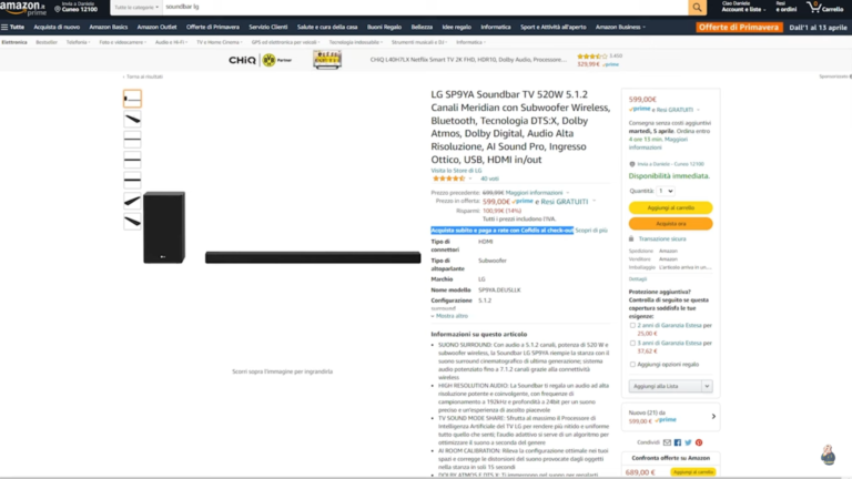 PAGARE a RATE su AMAZON a tasso ZERO, come funziona? FINO a 24 RATE con CREDIT LINE di COFIDIS ...