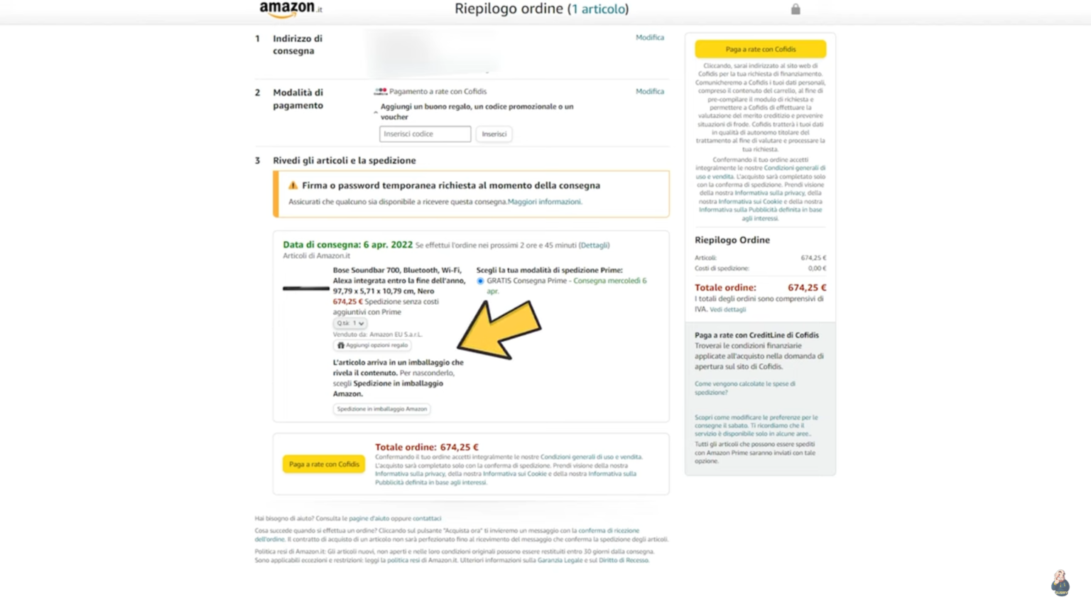 PAGARE a RATE su AMAZON a tasso ZERO, come funziona? FINO a 24 RATE con CREDIT LINE di COFIDIS ...